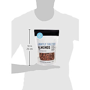 Amazon Brand - Happy Belly Roasted & Lightly Salted Almond, 24 ounce (pack of 1)