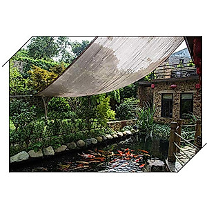 Privacy Fence Screen Cover for Balcony Porch Verandah Deck Patio Backyard, Windscreen Covering Fabric Railing Up to 90%-95% Blockage, Brown (Size : 3mX6m)