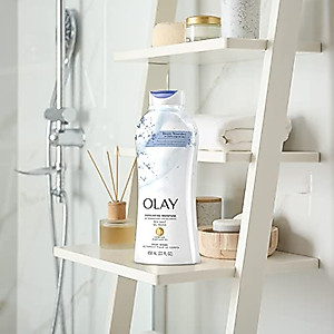 Olay Daily Exfoliating with Sea Salts Body Wash, 22 oz, (4 Count)