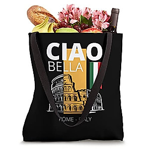 Ciao Bella Italy Rome Colosseum Italian Vintage Souvenir Tote Bag
