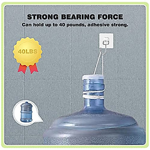 SHANZHUU 5 Pack Shower Caddy Adhesive Sticker Hooks, Shower Rack Adhesive, Corner Shower Caddy Adhesive Replacement for Bathroom Shelf Basket Soap Dish and Kitchen Accessories