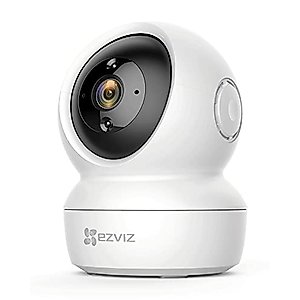 EZVIZ Security Camera Pan/Tilt 1080P Indoor Dome, Smart IR Night Vision, Motion Detection, Auto Tracking, Baby/Pet Monitor, 2-Way Audio, Works with Alexa and Google(C6N)