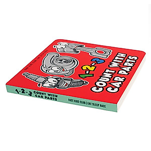 1-2-3 Count with Car Parts (123 Baby Book, Children's Book, Toddler Book, Kids Book)