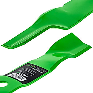 8TEN LawnRAZOR Blade Set for John Deere Sabre 1438 1538 1338S GX00166 38 Inch Deck (Mulching) 2 Pack