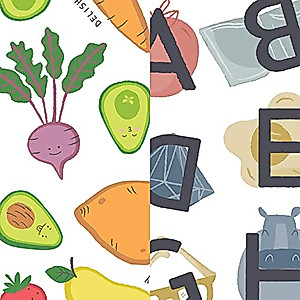 The Honest Company Clean Conscious Diapers | Plant-Based, Sustainable | So Delish + All the Letters | Super Club Box, Size 5 (27+ lbs), 100 Count