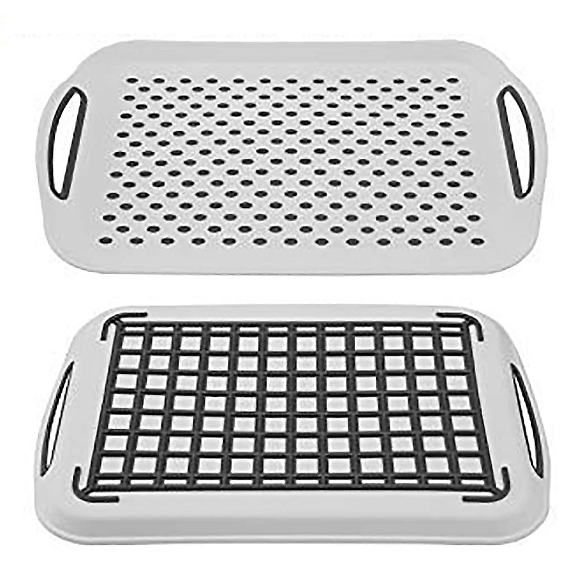 Ahyuan Collapsible Dish Drying Rack with Drainboard Tray Space Saving Camper Accessories Kitchen Storage Organizer RV Accessories for Inside Camper Accessories for Travel Trailers (with Drainboard)