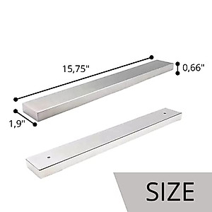 Magnetic Knife Holder for Wall - 16 Inch Knife Rack with Adhesive Backing - Kitchen Utensil Holder - Stainless Steel Magnetic Knife Strip - Knife Bar, Knife Organizer