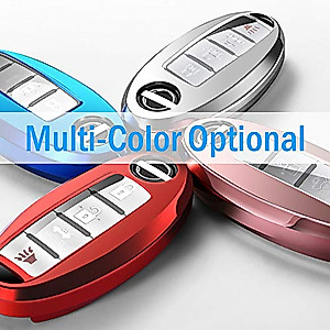 COMPONALL for Nissan Key Fob Cover, for Nissan Altima Maxima Rogue Armada Pathfinder