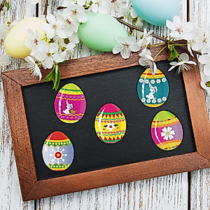 500PCS Easter Eggs for Kids Stickers Roll, 9 Patterns of Self-Adhesive Egg Bunny Stickers for Gift Bags Envelopes Easter Baskets and Holiday Parties