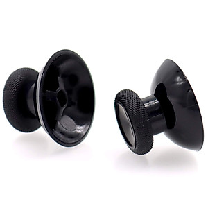 Deal4GO 2 Pack Replacement OEM Concave Analog Thumbsticks Set for Xbox one Controller Rubber Joystick Grips (Grey)