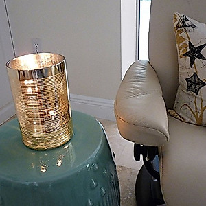 Firefly 2-Ounce Refillable Glass Liquid Candle - Votive Size Emergency Candles - Replacement for Liquid Paraffin Disposable Fuel Cells