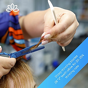 Equinox Professional Hair Scissors Set - Barber & Thinning Shears for Cutting & Grooming, Premium Japanese Stainless Steel Scissors