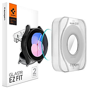 Spigen Tempered Glass Screen Protector [GlasTR EZ FIT] designed for Galaxy Watch 5 (40mm) / Galaxy Watch 4 (40mm) - 2 Pack