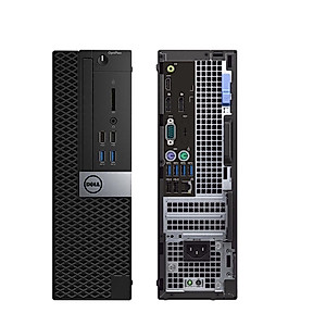 Dell OptiPlex 7040 SFF Computer Desktop PC with 27 Inch Monitor Intel Core i7 6700 3.4GHz Processor, 16GB RAM, 512GB SSD, Keyboard & Mouse, WiFi | Bluetooth, HDMI, Windows 10 Pro (Renewed)