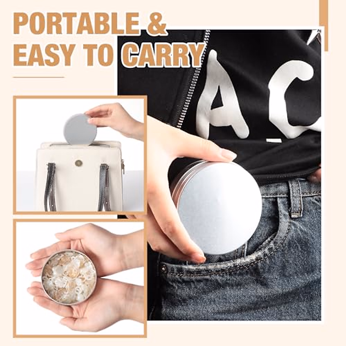 200 Pack Metal Tins Aluminum Containers with Lids Screw Top Round Tin Cans for Cosmetic Lip Balm DIY Salves Candles Wax with 5 Markers 10 Sheets Label Stickers (4 oz, Silver)