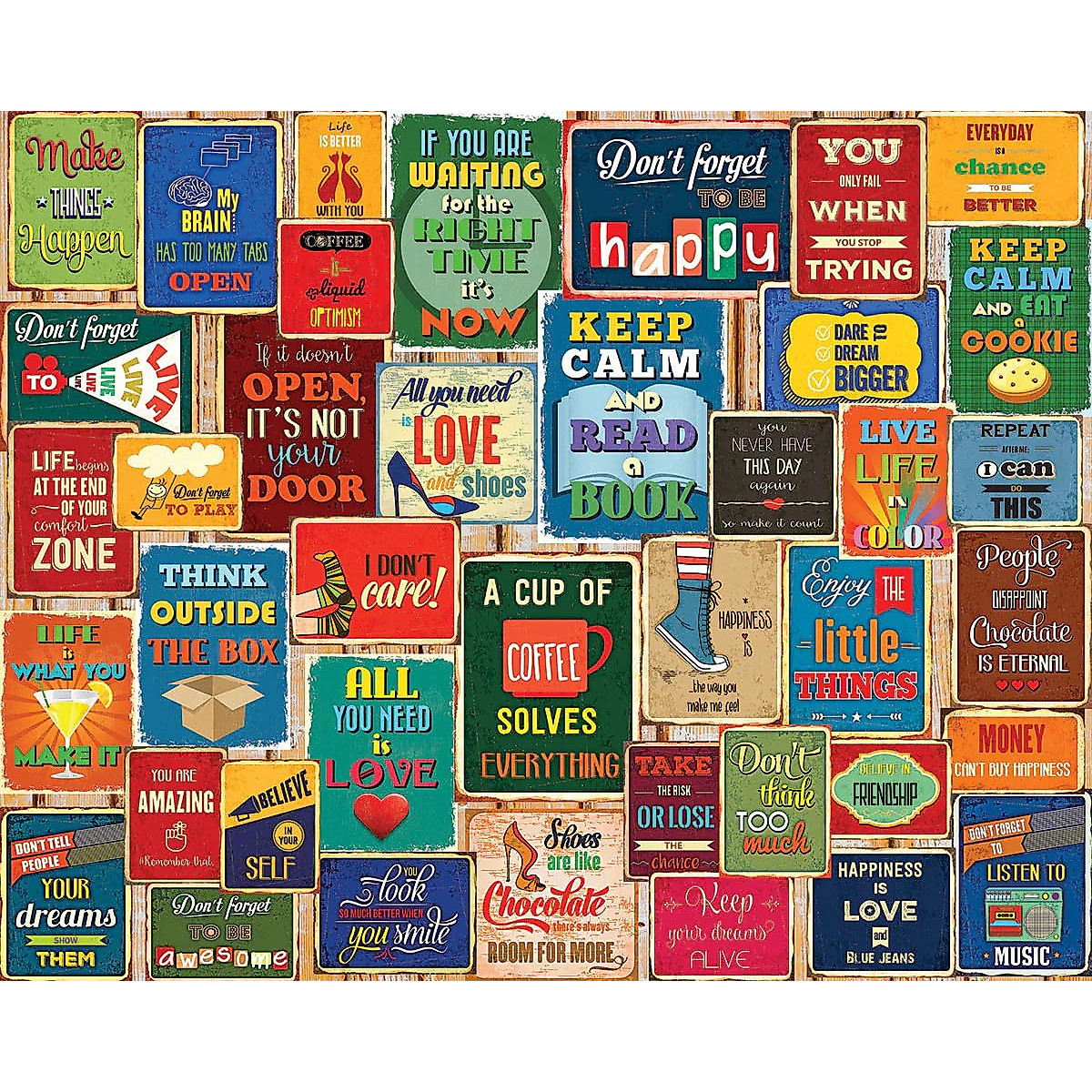 White Mountain Words of Wisdom, 1000 Piece Jigsaw Puzzle