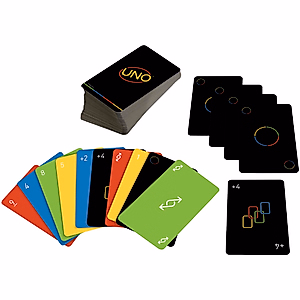 Mattel Games ​​UNO Minimalista Card Game for Adults & Teens Unique Collectible Gift Featuring Designer Graphics by Warleson Oliviera
