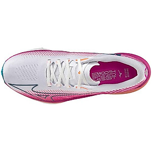 Mizuno Women's Wave Rebellion Pro Running Shoe, White/Silver, 7.5