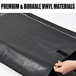 Imperius Dining Extra Thick Table Leaf Storage Bag,Table Protector for Dining Room Table,Soft Flannel Felt Backing, Water Resistant and Scratch Resistant Store Your Table Leaves Safely,52" L x 20" W