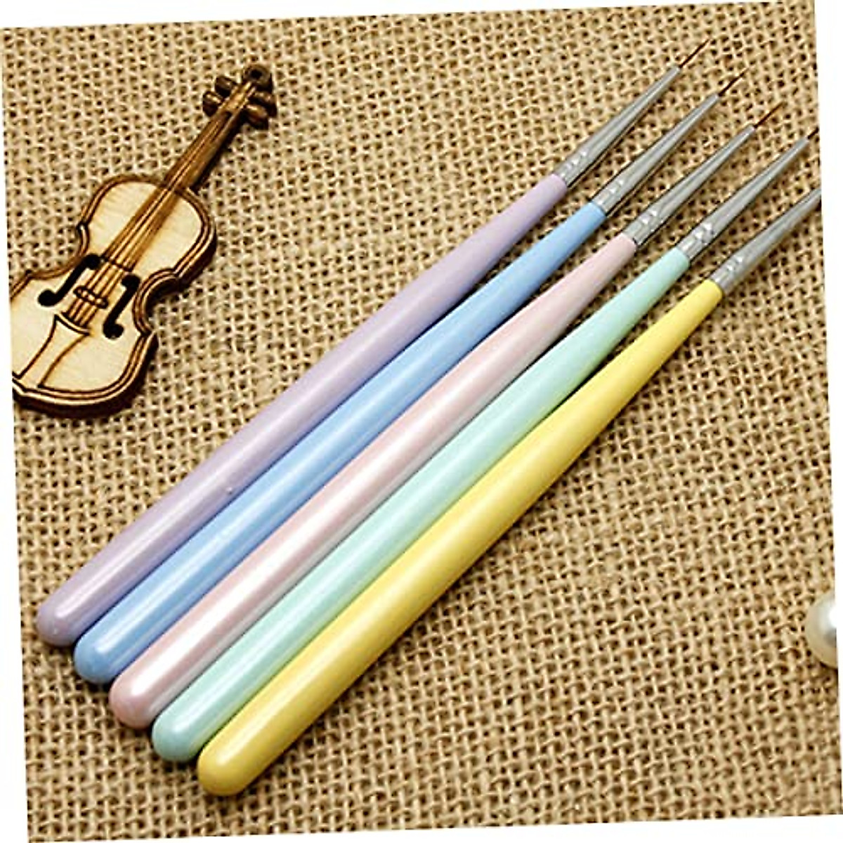 Nail Drawing Pen 3 Sets Nail Brush De Uñas Acrilicas Nail Brush Acrylic Kit De Manicura Paint Brushes Professional Manicure Set DIY Nail Drawing Pen Nail Tools Nail Polish Brush