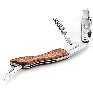 TheRackCo. Wall Series - Center Frame Metal Wall Mount Wine Bottle Rack, Black (12 Bottles) + Free Corkscrew Wine Bottle Opener