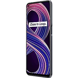 realme 8 5G + 4G Volte GSM Unlocked Global USA Latin Europe Octa Core 48MP Triple Camera (NOT Verizon/Boost/CDMA) (Black Supersonic, 128GB+4GB)