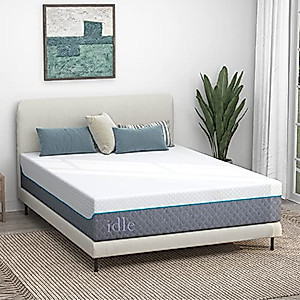 MLILY 12 Inch Queen Memory Foam Mattress in a Box, CertiPUR-US Certified Made in USA, Cooling Gel Foam Mattress, Medium Firm Double Mattress for Pressure Relief, White