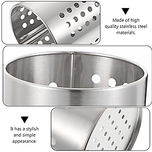 2pcs Stainless Steel Chopstick Holder Kitchen Utensils Organizer Utensil Drying Basket Flatware Drainer Basket Sink Drying Rack Stainless Steel Holder Chopsticks Cage Storage