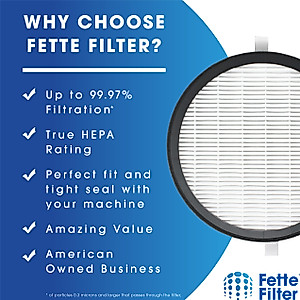 2 Pack of Premium H13 True Hepa Filter Compatible with Pure Enrichment PureZone Halo Air Purifier Model PEAIRDSK Compatible with Sharper Image Personal Air Purifier Item # 207073 207009