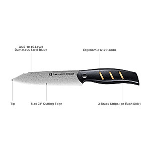 OREMAKE Sheepdog Chef's Knife - 5 Inch, Multipurpose Utility Knife for Cutting, Slicing, or Dicing