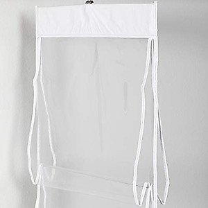 Richards Homewares Hanging Purse Organizer, 8-Compartments, Clear Vinyl