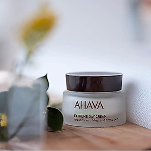 AHAVA Extreme Day Cream - Silky Soft, Reduces Wrinkles, Firms & Strengthens Skin, Enriched with Patented Extreme Complex, Exclusive Dead Sea Osmoter, Peptides, Hyaluronic Acid & Resveratrol 1.7 Fl.Oz