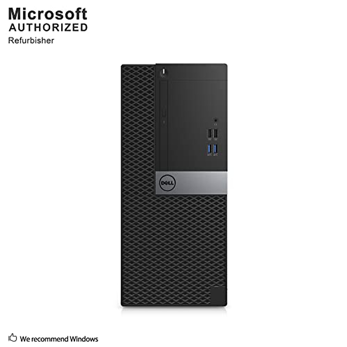 Dell OptiPlex 7040 Mini Tower PC, Intel Quad Core i7 6700-3.2 GHz,16GB DDR3L RAM, 256GB SSD, WiFi, Windows 10 Pro (Renewed)