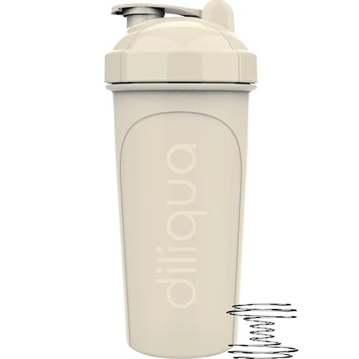 diliqua -4 PACK- 28 oz Shaker Bottles for Protein Mixes | BPA-Free & Dishwasher Safe | 4 large protein shaker bottle | Shaker Cups for protein shakes | Blender Shaker Bottle Pack