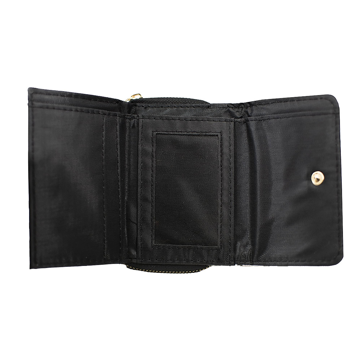 XOXO Women’s Wallet Mini White Graffeti Print Saffiano Zip Around Indexer With Chain Crossbody Strap XW321517G-42-A03 0