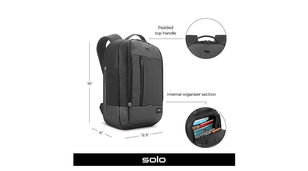 Solo New York Magnitude Laptop Backpack – Stylish & Durable Bag