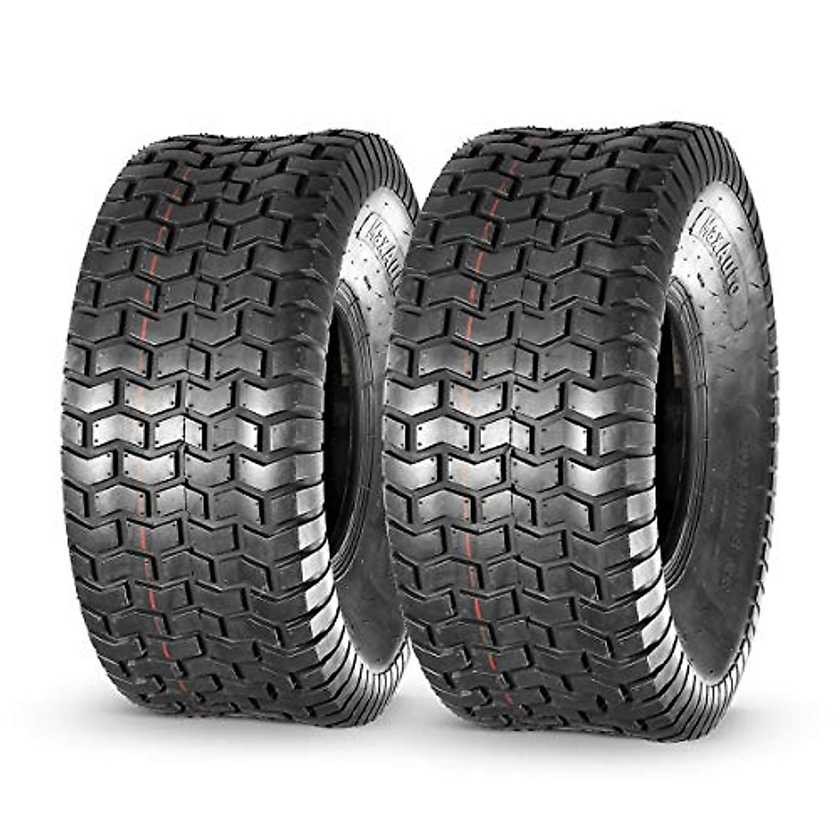 MaxAuto 20x8.00-8 Lawn Mower Tires, 20x8x8 Lawn Garden Tractor Tires, 20x8-8 Turf Tire, 4PR Tubeless, 965lbs Capacity, Set of 2