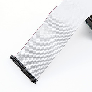 Treedix Pi GPIO Breakout Expansion Kit for Raspberry Pi 4B 3B+ 3B 2B B+, T-Type GPIO Expansion Adapter Board + 400 Tie Points Solderless Breadboard + 20cm 40pin GPIO Flat Ribbon Cable + Pin Header