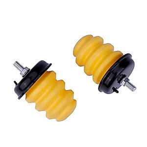 ONER Pair Of Rear Axle Bumper With Nuts，Compatible With 99-07 ChevySilverado 1500,99-07 GMC Sierra 1500,Replace# 15712438,523-049