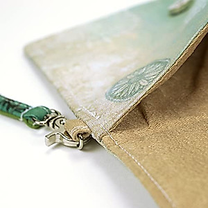 Woman of Faith Wristlet Wallet, Birthday, Christmas, and Mother's Day Gift for Women, 7-inches by 4.5-inches, by Abbey & CA Gift