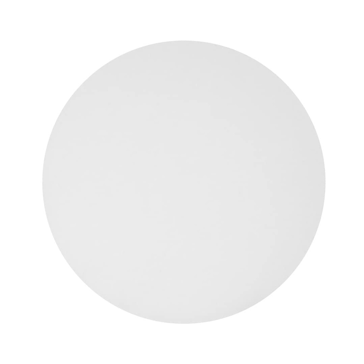 Restaurantware LIDS ONLY: Foil Lux Paper Lids For 9 Inch Aluminum Pans 100 Round Foil Board Lids - Pans Sold Separately Flat Design Foil-Laminated White Paper Lids