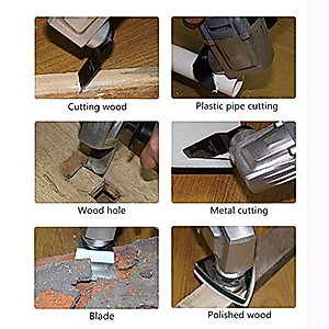 Diagtree 20PCS Bi-Metal Oscillating Multitool Quick Release Oscillating Saw Blades Fits Fein Multimaster, Porter Cable, Black&Decker, Bosch Craftsman, Ridgid, Makita, Milwaukee, Dewalt etc