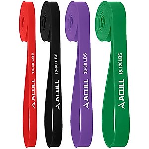Acull Resistance Bands for Working Out, Pull Up Assistance Bands, Exercise Bands, Workout Bands, Excersing Bands, Resistance Band Set for Men Women, Stretch Bands for Physical Therapy, Home Workouts