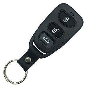 Keyless Entry Remote Key Fob Case with 4 Button Key Shell for Hyundai Elantra Sonata No Chips No Battery Holder