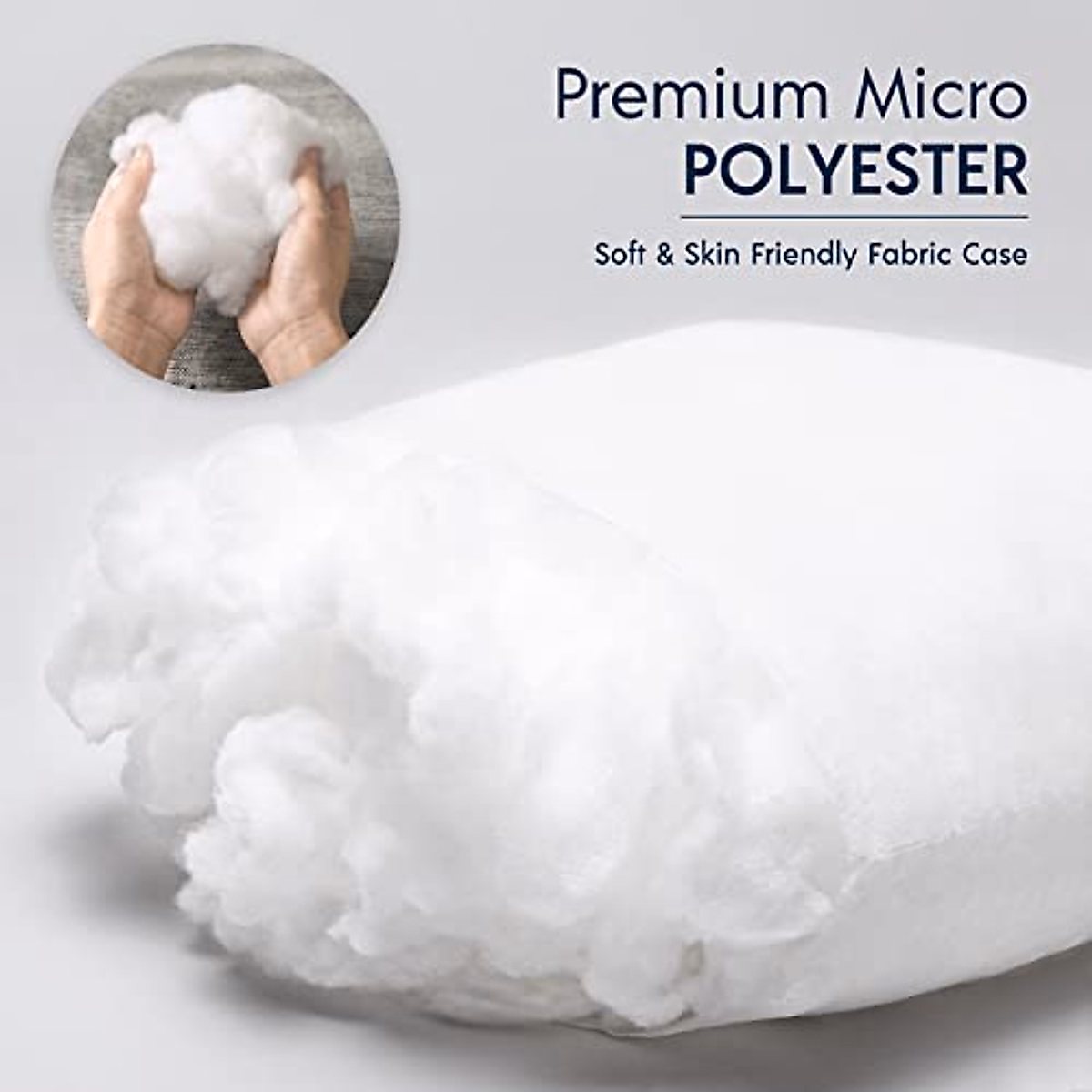 Phantoscope 18 x 18 Outdoor Pillow Inserts - Pack of 4 Outdoor Pillows Water Resistant Throw Pillow Inserts Hypoallergenic Square Decorative Couch Sham Cushion Stuffer - 18 Inches