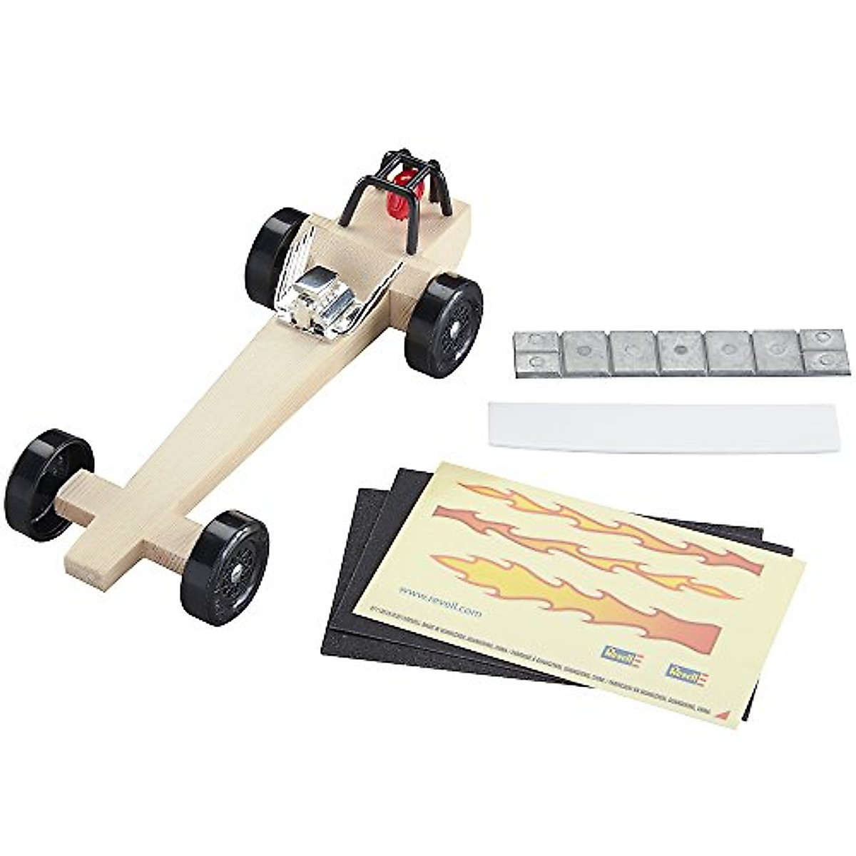 Revell Dragster Kit: Supercharged Pinewood Derby Racer