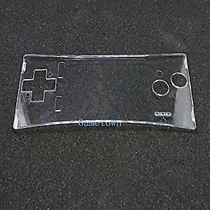 Gametown New Repair Transparent Clear Front Faceplate Case Cover Shell Part for Nintendo Game Boy Micro (GBM)