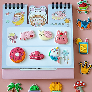 Cute Kawaii Shoe Charms 100 PCS Teens Girls Boys Kids Decoration Party Gifts Accessories Charms