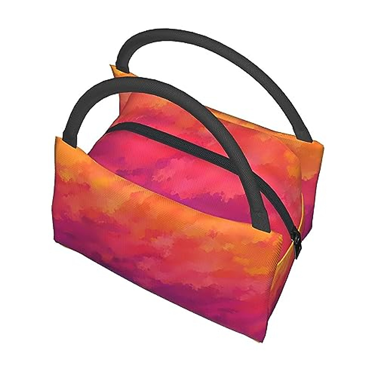 Fubido Zombie Halloween Theme, Lunch Bag for Women Men,Dead Man Walking in Danger Scary Scene,Insulated Lunch Box,Reusable Lunch Tote Bag for Meal Prep,Work,Travel,Red Sepia