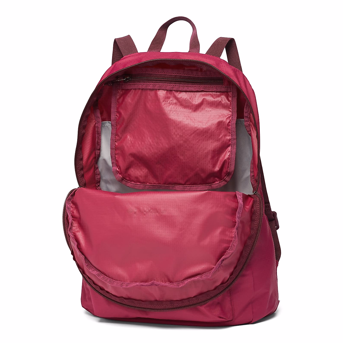 Columbia Unisex Lightweight Packable 21L Backpack, Red Onion, One Size